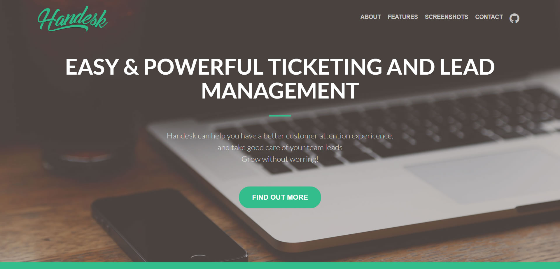 Handesk - Featured Best Projects built with Laravel today