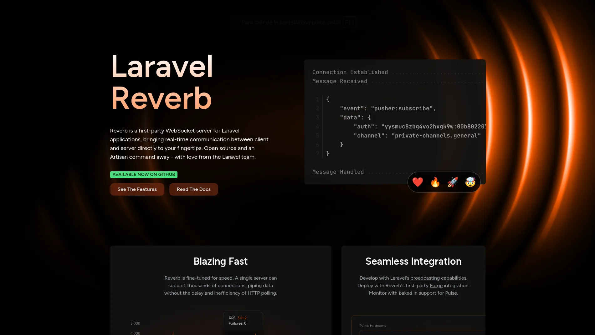 Laravel Reverb - Featured Best Projects built with Laravel today