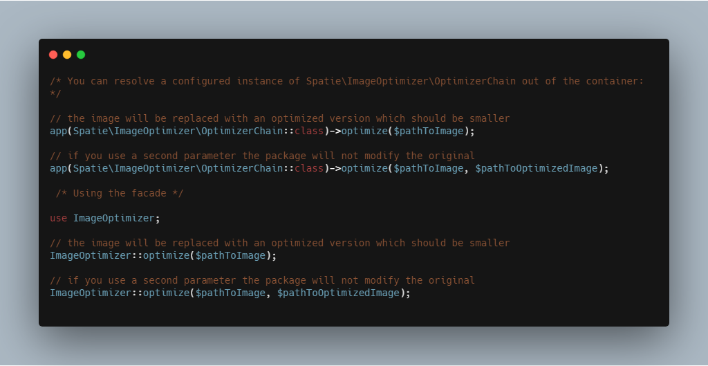 Laravel Image Optimizer - Featured Best Projects built with Laravel today